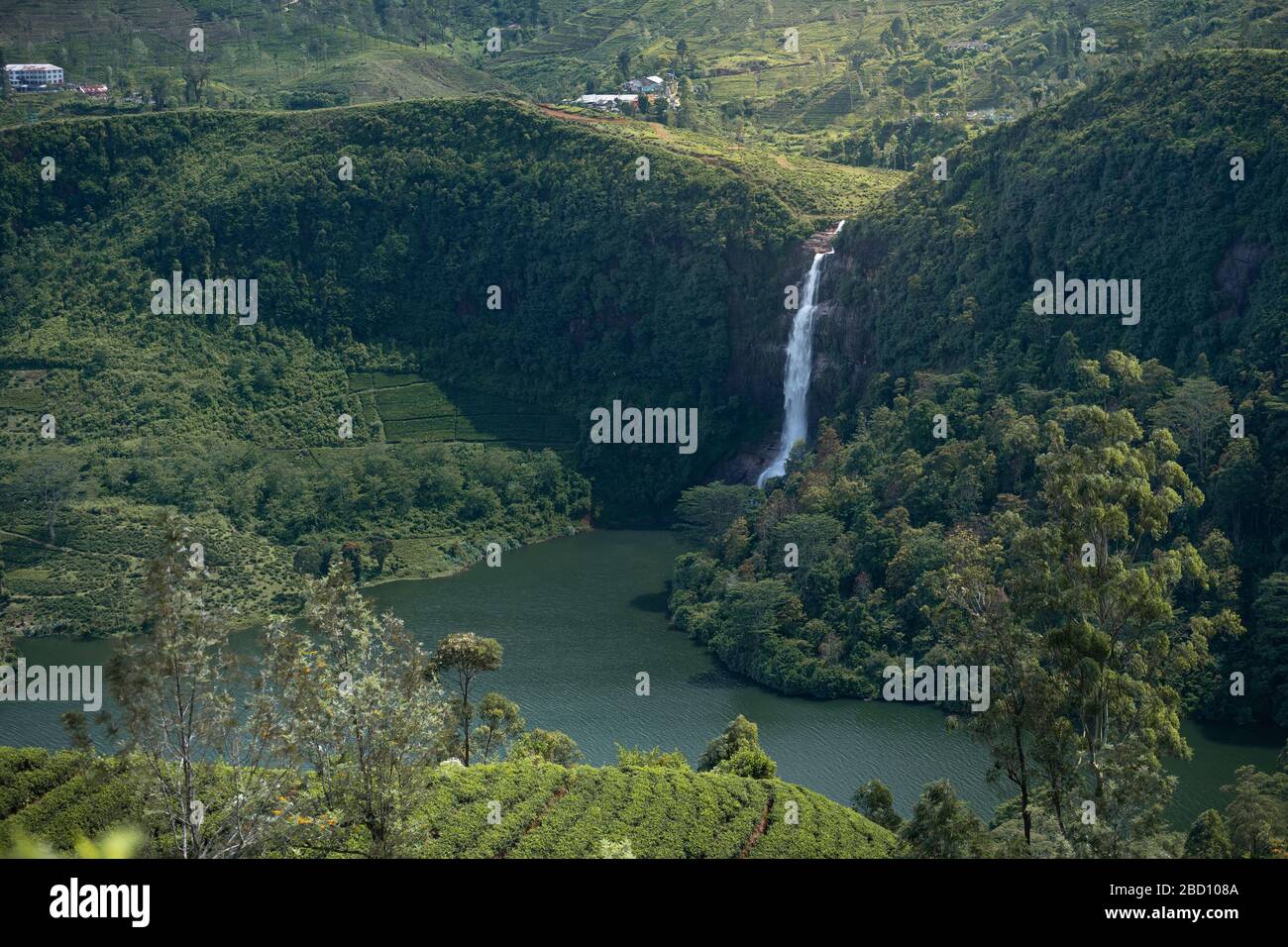 Beautiful Waterfalls in Maskeliya, Sri Lanka Stock Photo - Alamy
