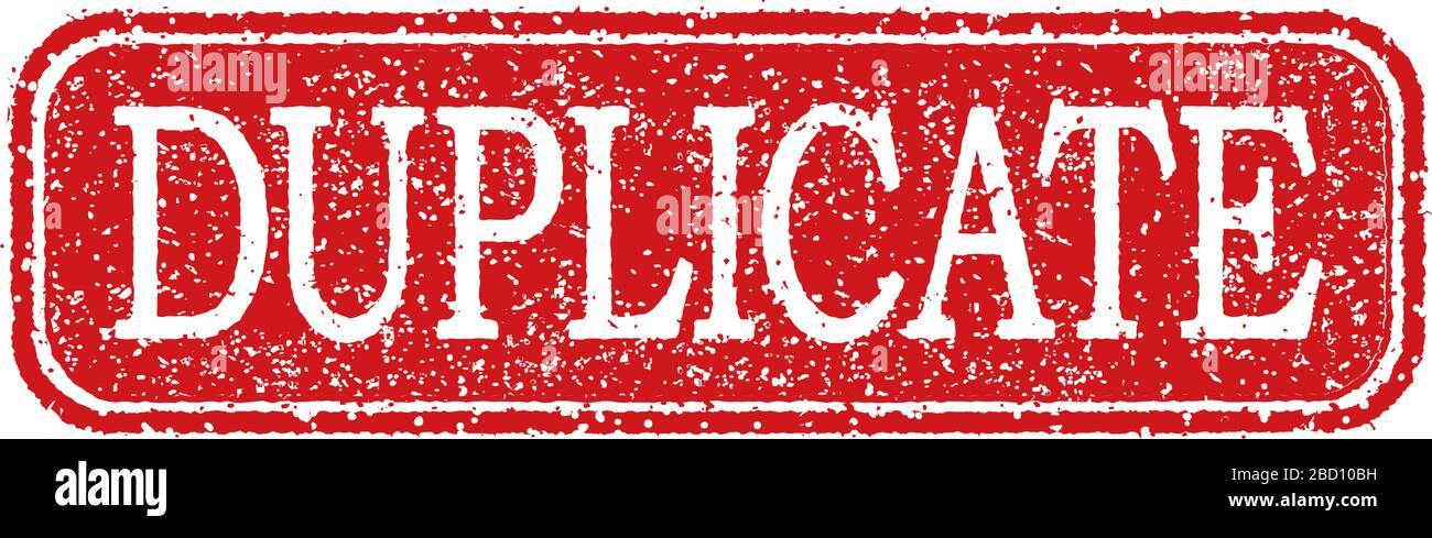 business stamp vector illustration / DUPLICATE Stock Vector Image & Art ...