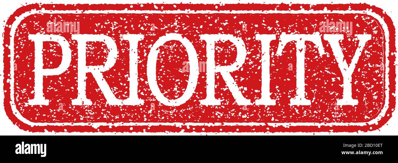 Priority vector vectors hi-res stock photography and images - Alamy