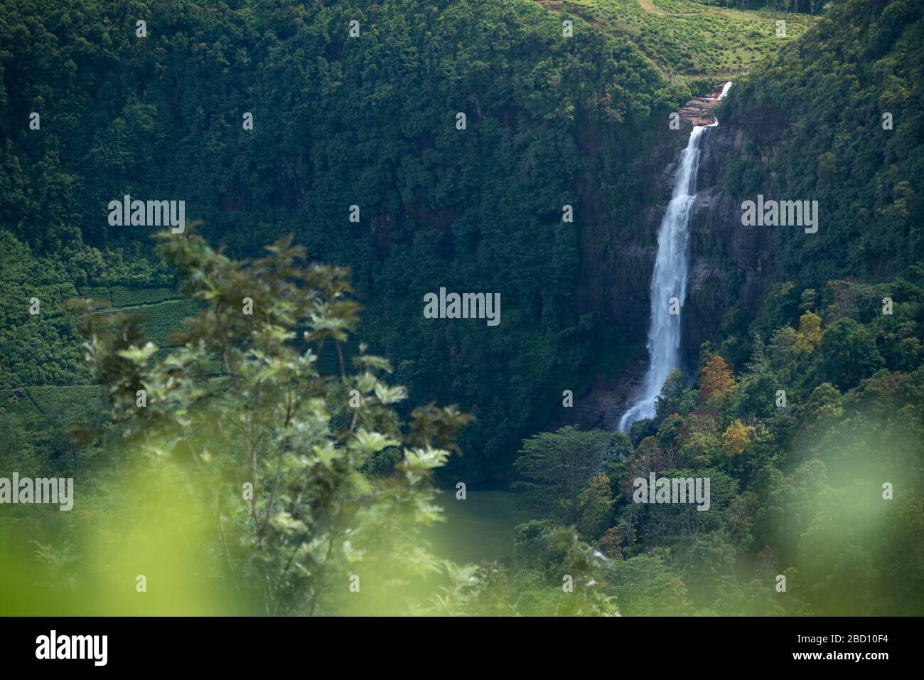 Beautiful Waterfalls in Maskeliya, Sri Lanka Stock Photo - Alamy