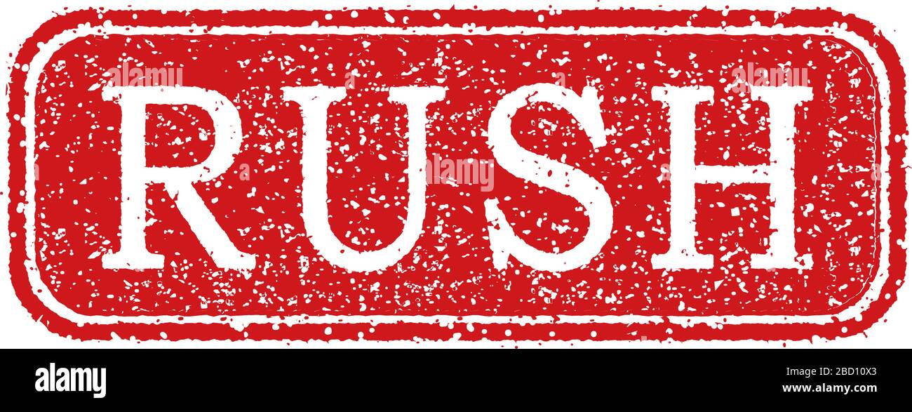 business stamp vector illustration / RUSH Stock Vector Image & Art - Alamy