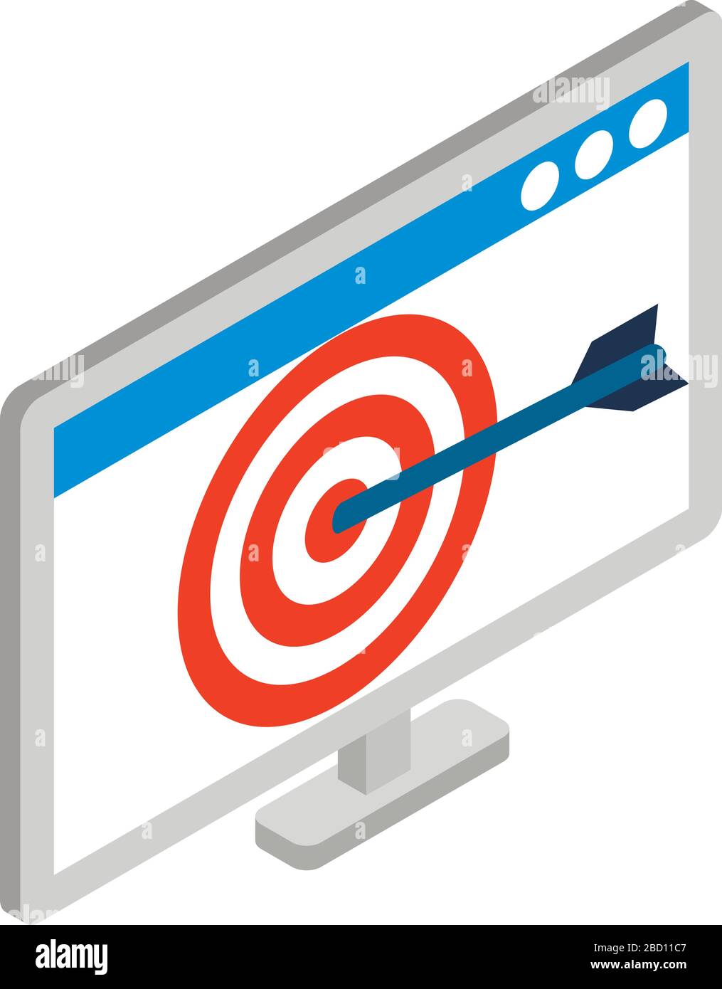 Business target icon, isometric style Stock Vector Image & Art - Alamy