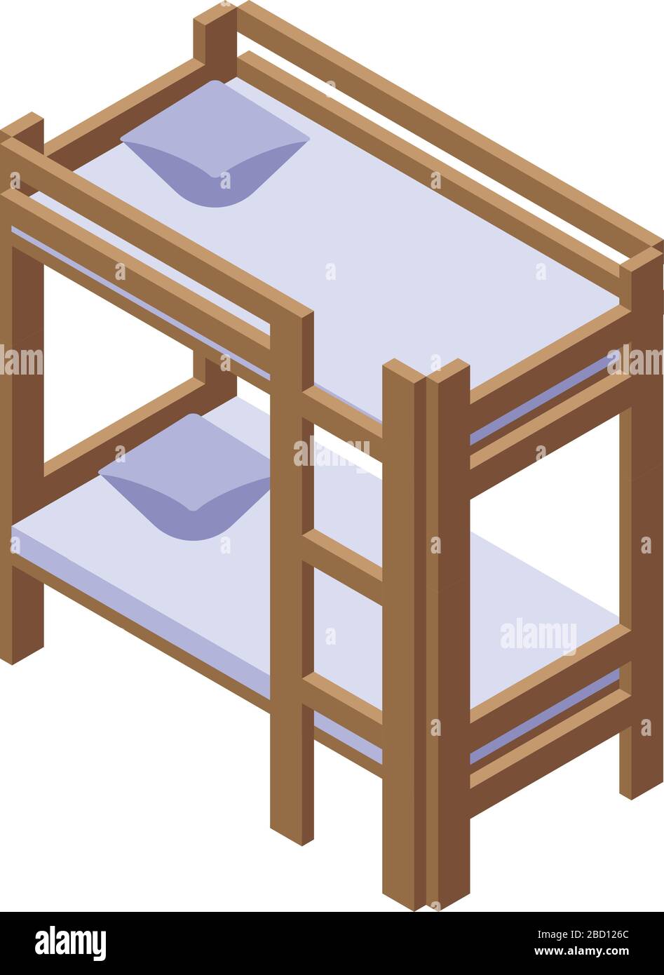 Isometric baby room interior Cut Out Stock Images & Pictures - Alamy
