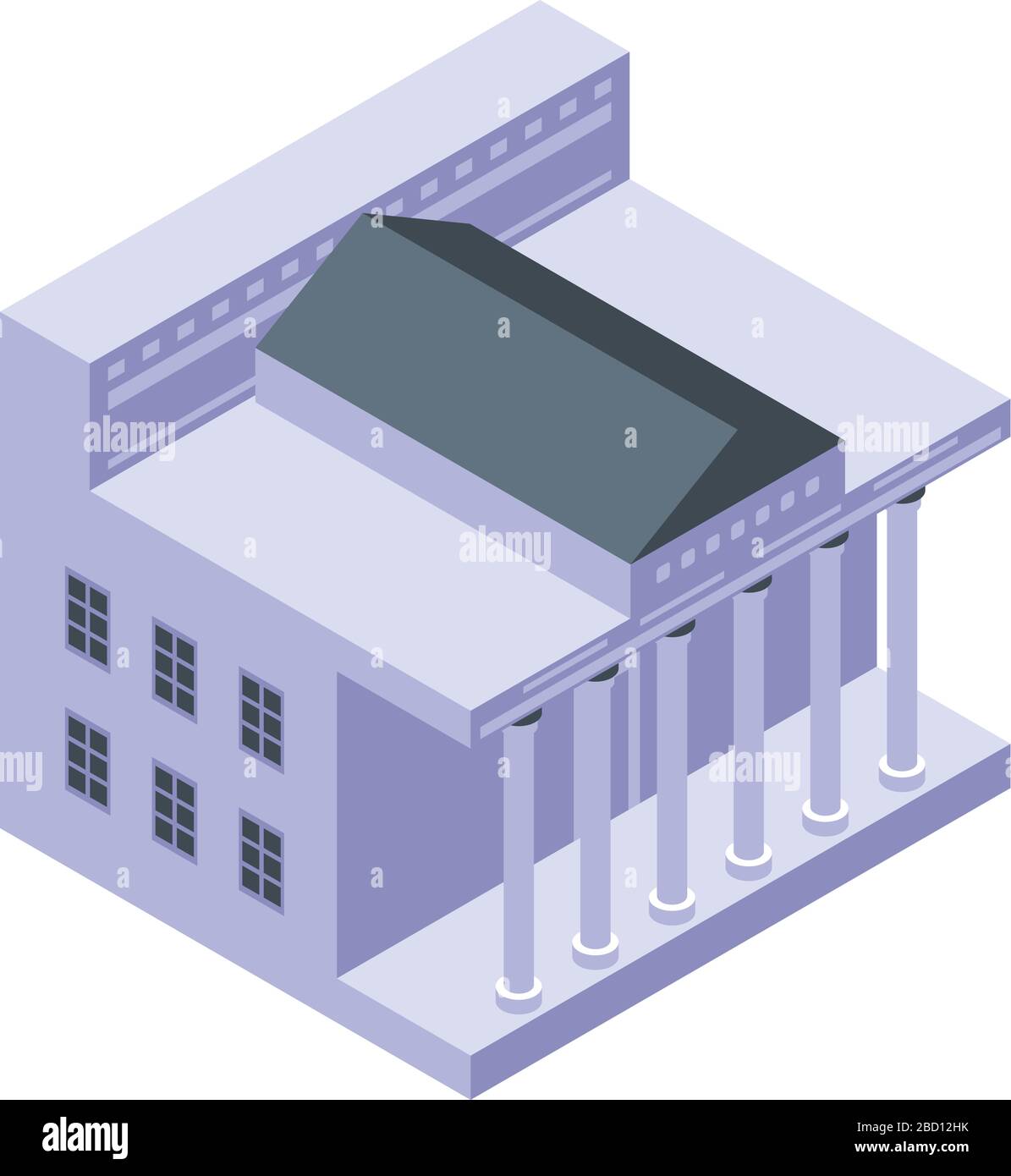 Museum building icon, isometric style Stock Vector Image & Art - Alamy