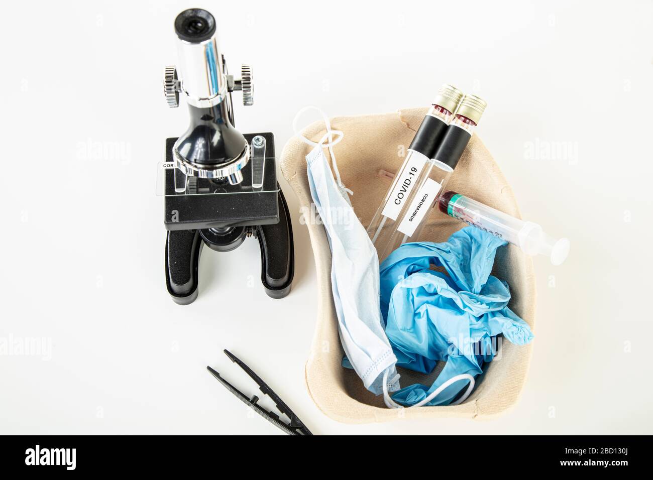 medical equipment necessary to carry out laboratory tests Stock Photo ...