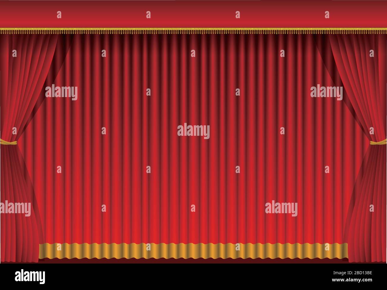 Red curtain background illustration Stock Vector Image & Art - Alamy