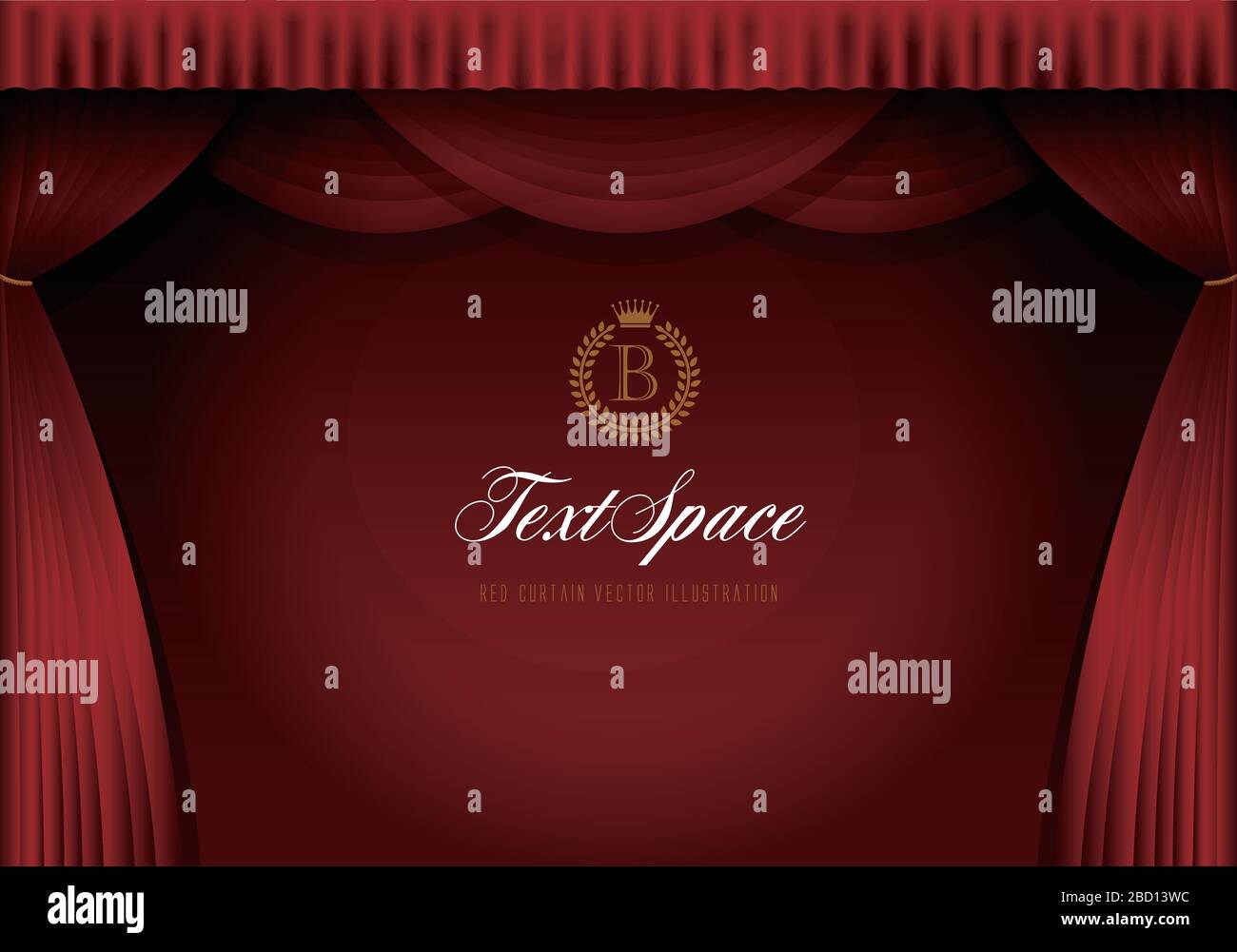 Red curtain background illustration Stock Vector Image & Art - Alamy