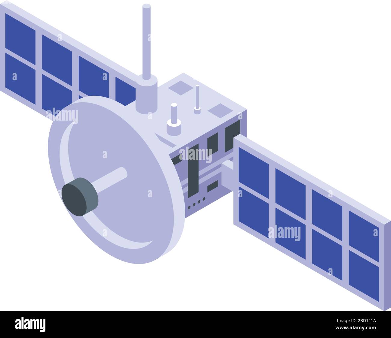 Space satellite icon, isometric style Stock Vector Image & Art - Alamy
