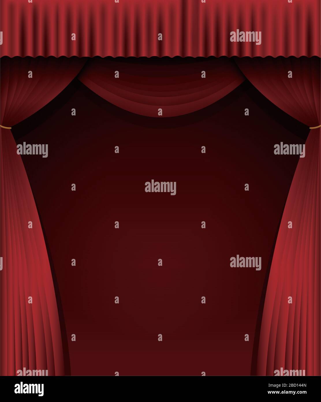 Red curtain background illustration Stock Vector Image & Art - Alamy