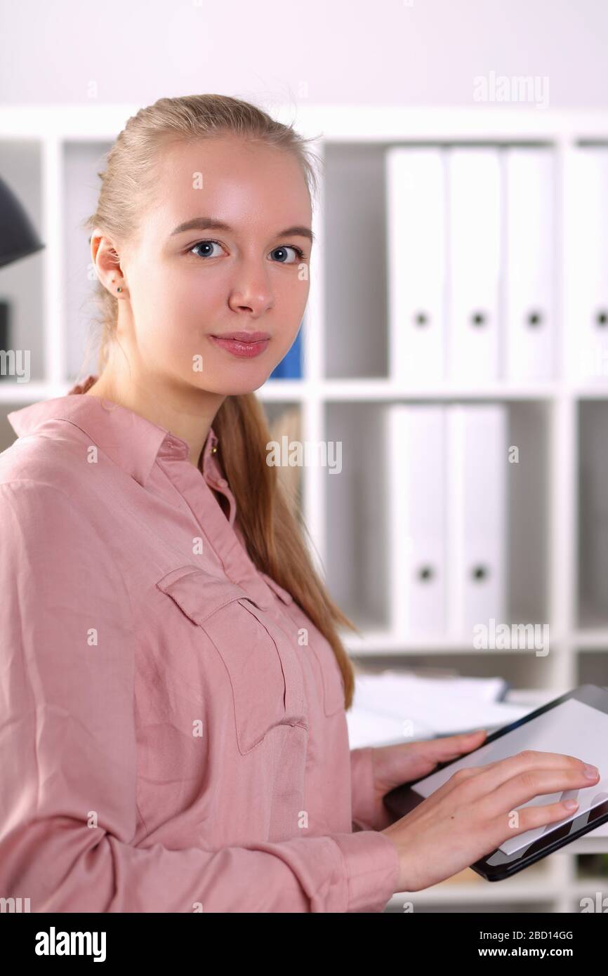 Manager preparing report hi-res stock photography and images - Alamy