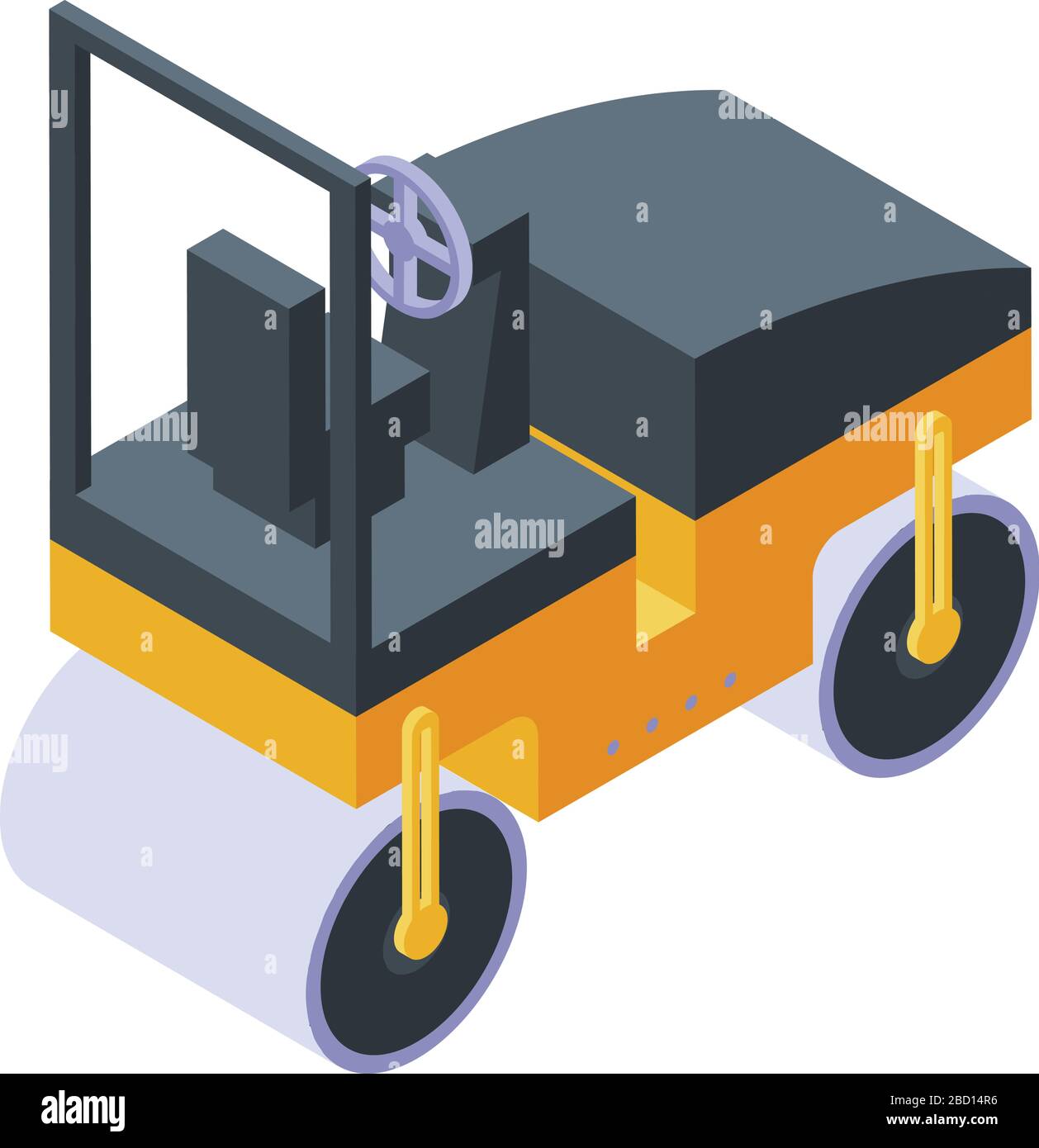 Asphalt compactor icon, isometric style Stock Vector Image & Art - Alamy