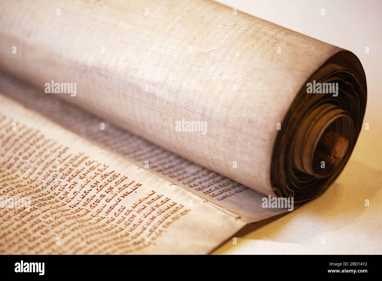 Old torah scroll book close up detail. Torah Jewish People Stock Photo ...
