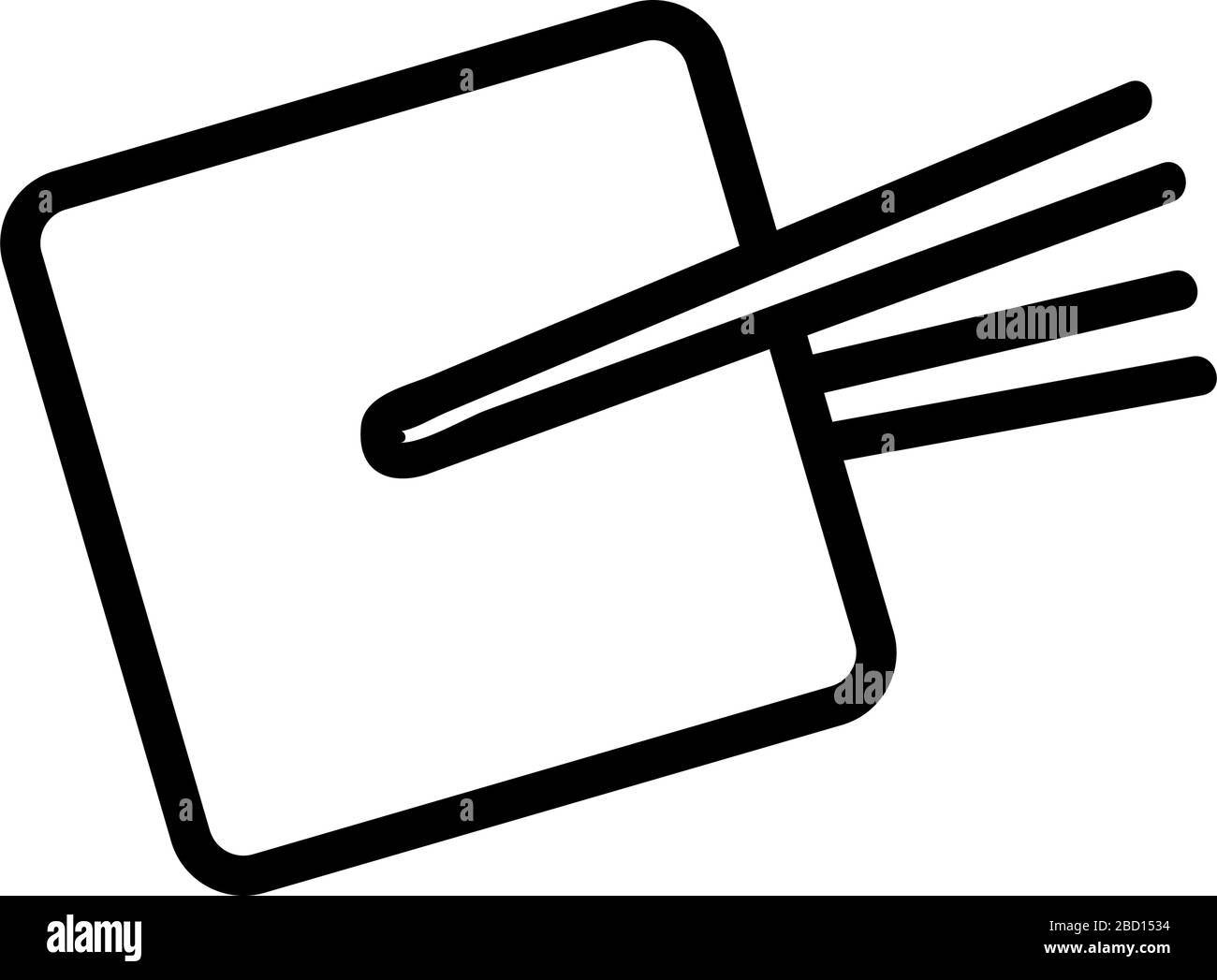 nori icon vector outline illustration Stock Vector Image & Art - Alamy