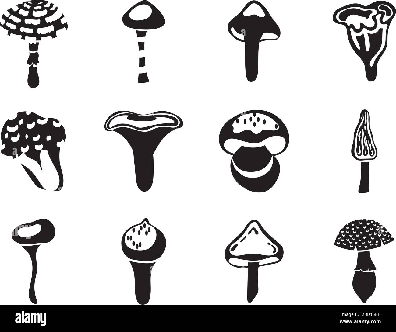 China cuisine fungi Stock Vector Images - Alamy