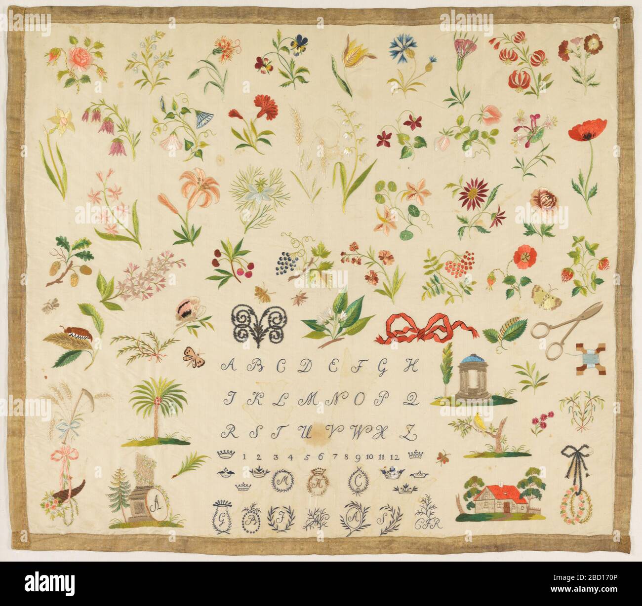 Sewing alphabet hi-res stock photography and images - Alamy