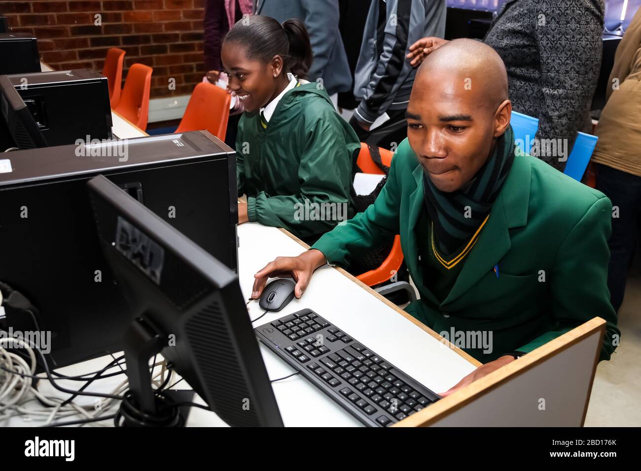 College africa computer screen hi-res stock photography and images - Alamy