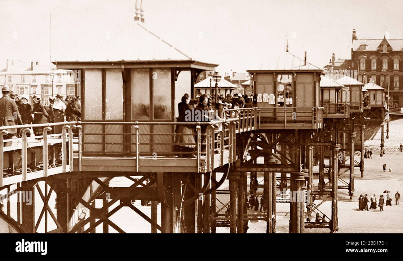 Blackpool pier victorian hi-res stock photography and images - Alamy