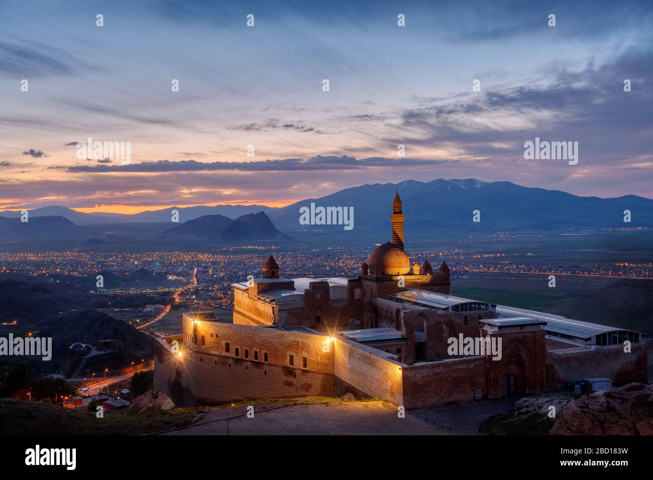 Ishak Pasha Palace Stock Photo - Alamy