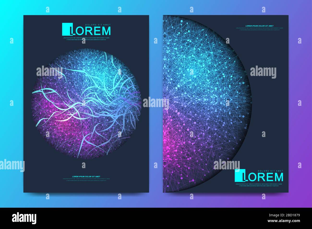 Modern vector template for brochure, leaflet, flyer, cover, banner ...