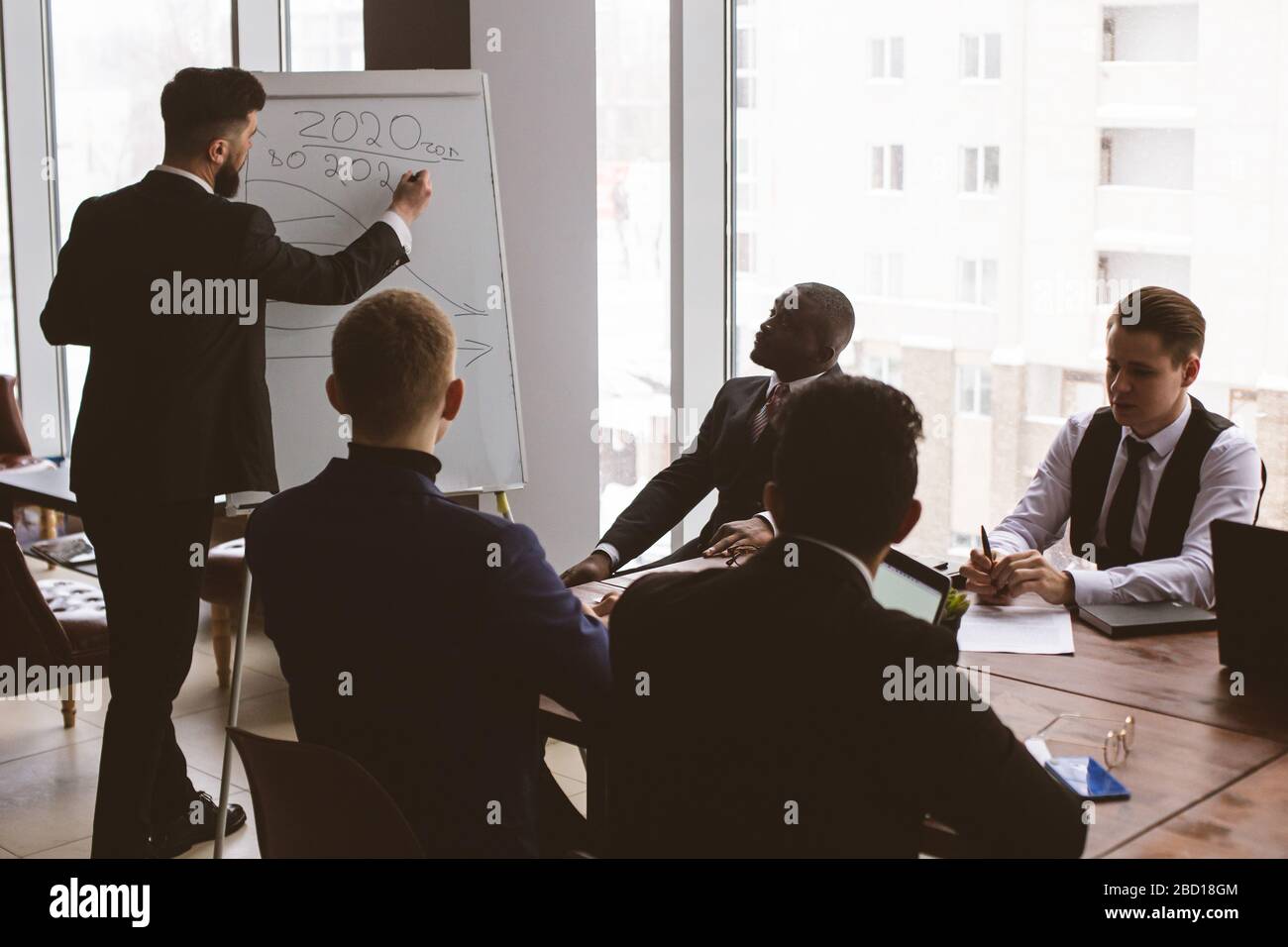 Business Men In Suits High Resolution Stock Photography and Images - Alamy