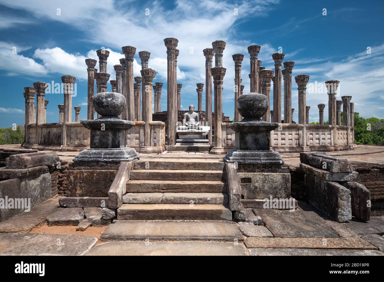 Ruins of Medirigiriya Vatadage Polonnaruwa, Sri Lanka Stock Photo - Alamy