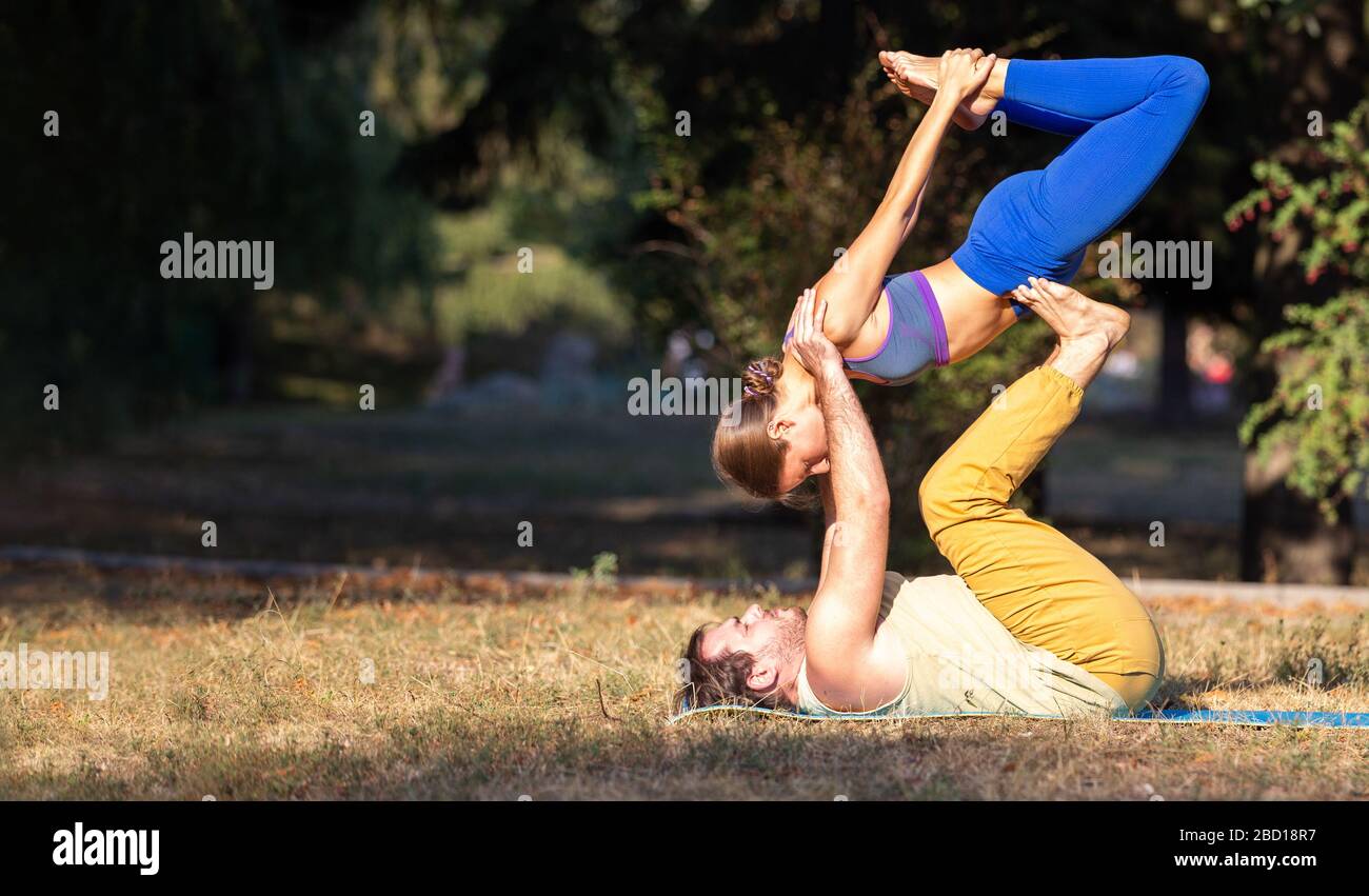 Acro activity hi-res stock photography and images - Alamy