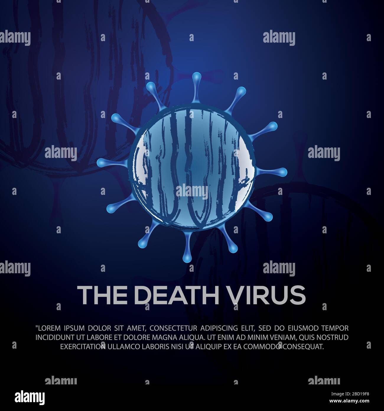 The death virus log design template Stock Vector Image & Art - Alamy