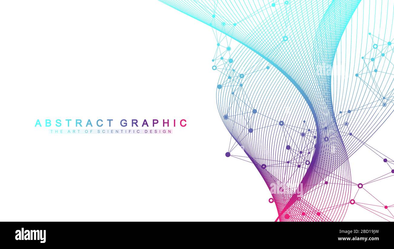 Big Genomic Data Visualization. DNA helix, DNA strand, DNA Test. CRISPR ...