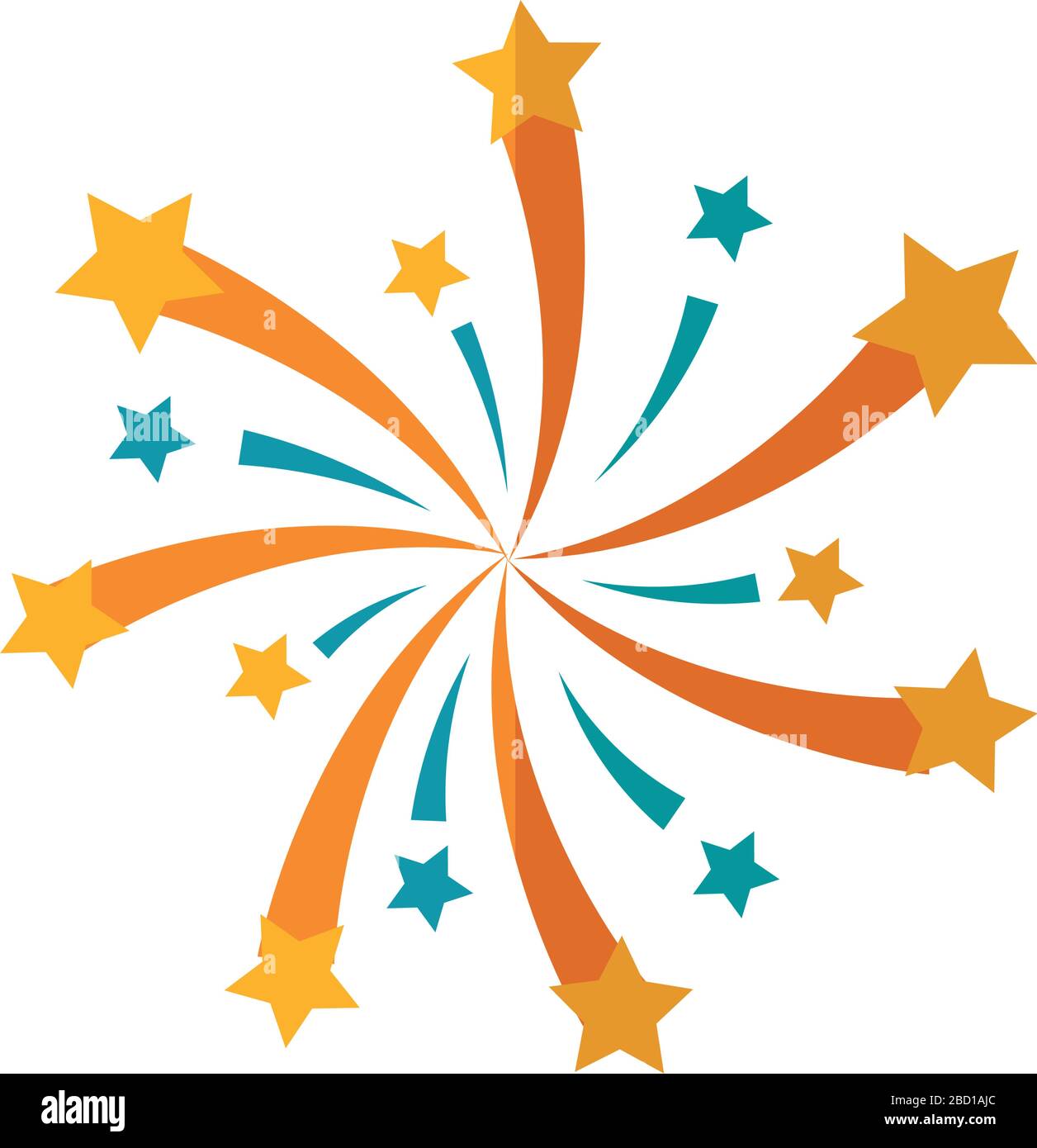 fireworks splash flat detailed style Stock Vector Image & Art - Alamy