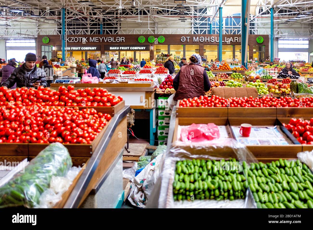 Baku bazaar market azerbaijan hi-res stock photography and images - Alamy