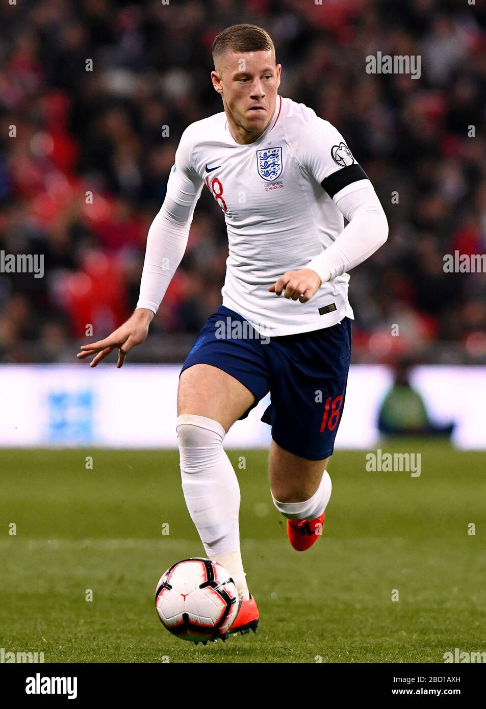 Ross Barkley of England - England v Czech Republic, UEFA Euro 2020 ...