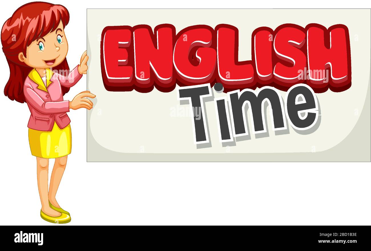 English Teacher Vector