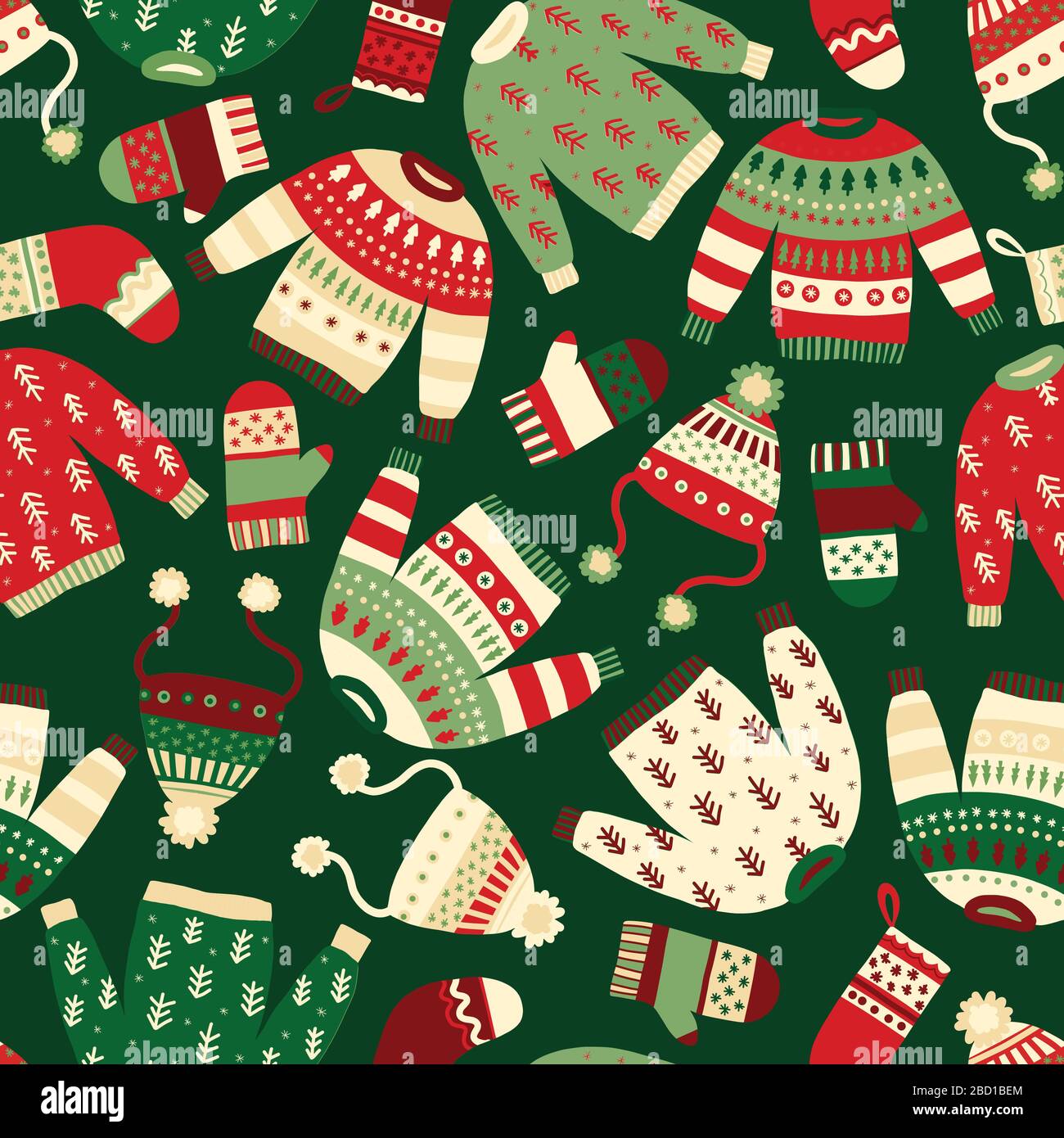 Scandinavian style seamless knitted pattern hi-res stock photography ...