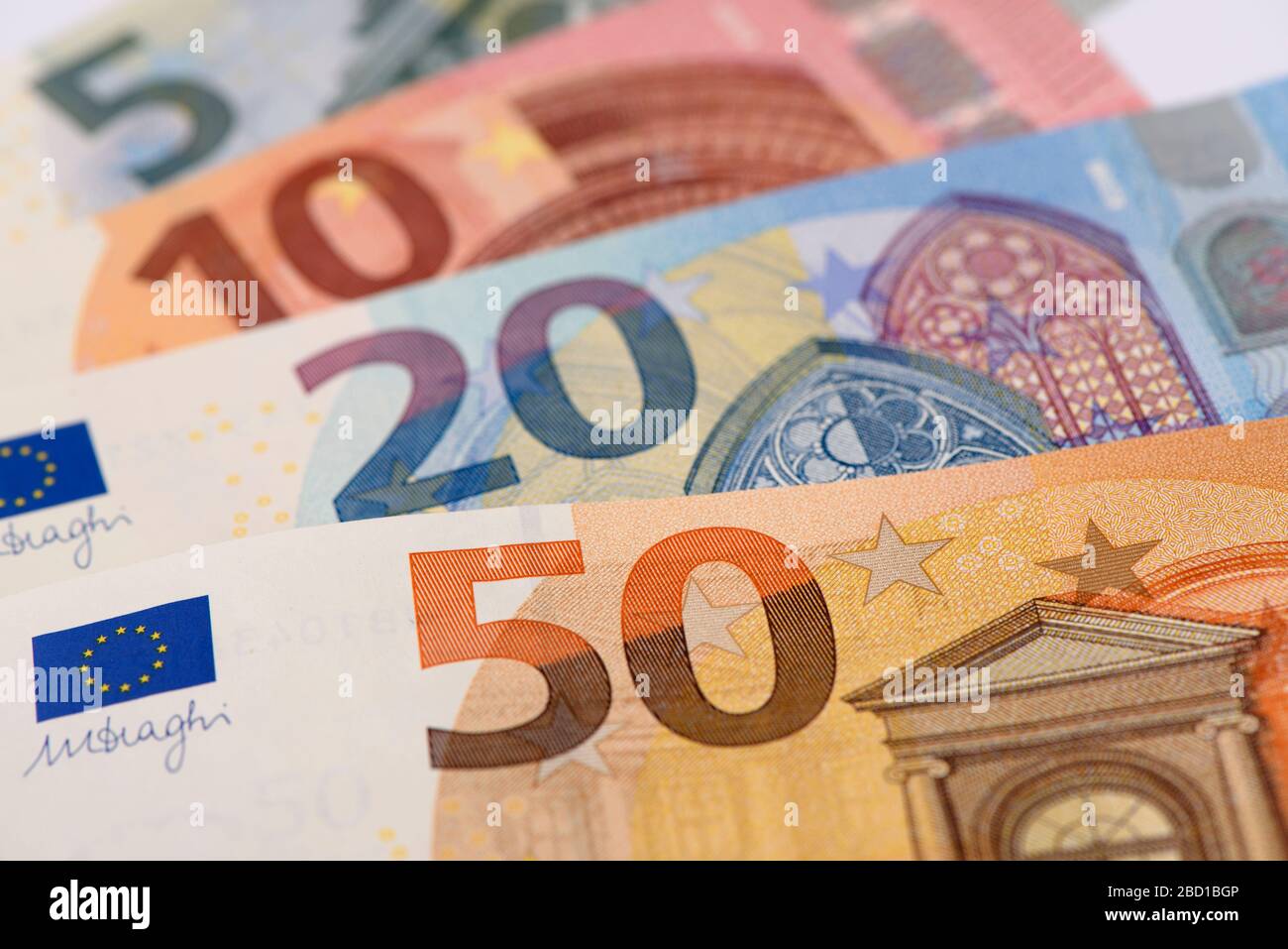 banknotes of european currency Eero Stock Photo - Alamy