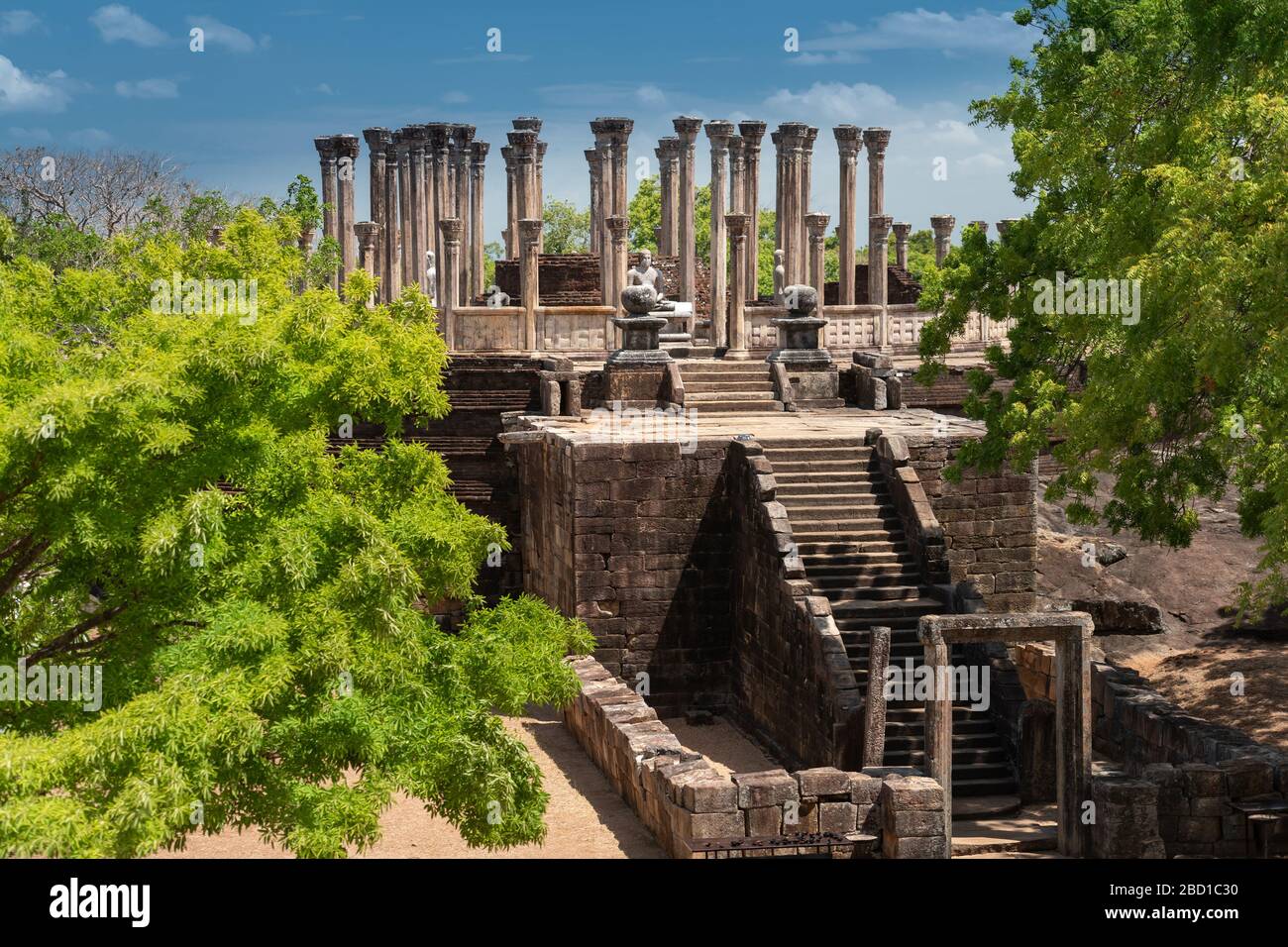 Ruins of Medirigiriya Vatadage Polonnaruwa, Sri Lanka Stock Photo - Alamy