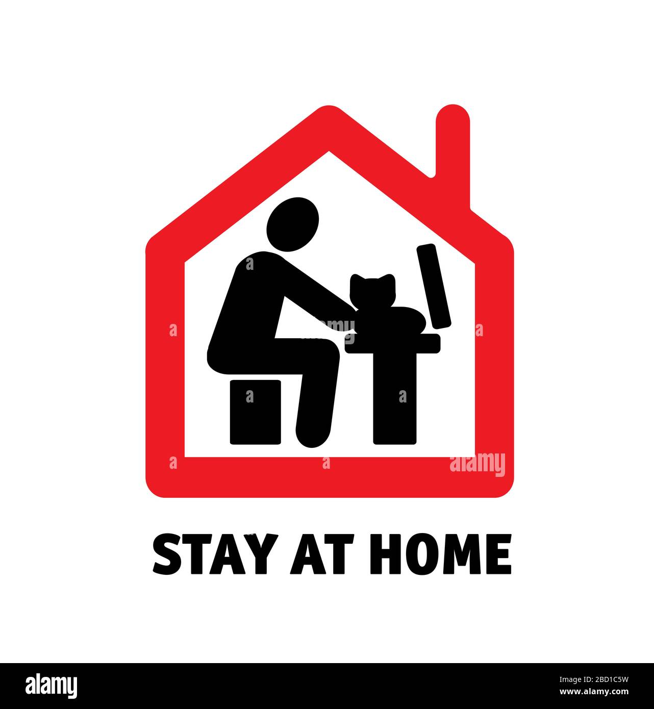 Home office symbol hi-res stock photography and images - Alamy