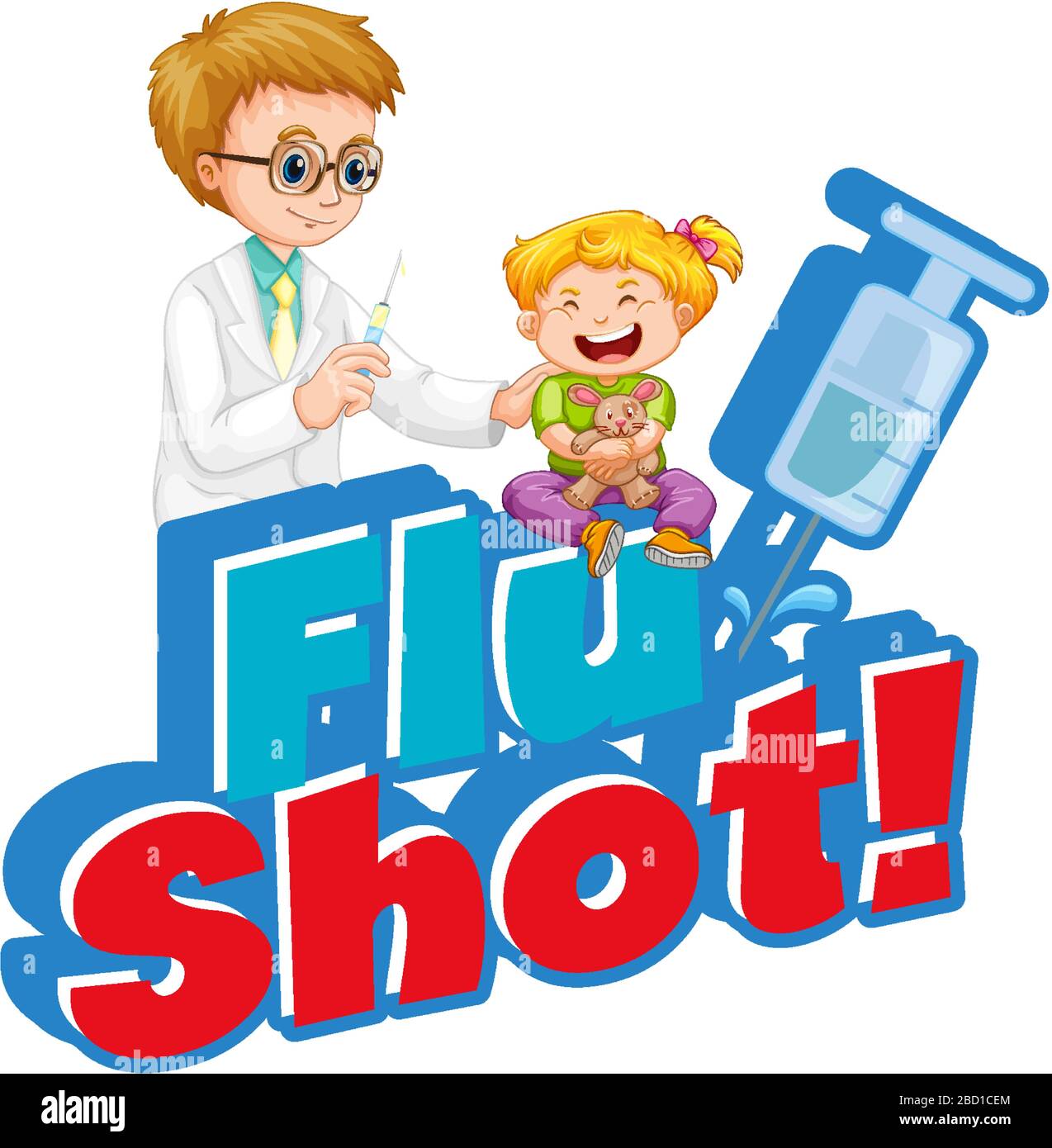 Flu Shot Cartoon