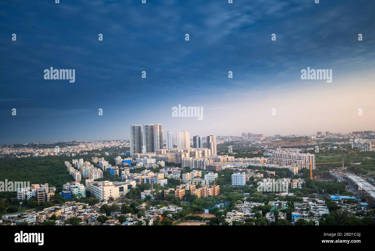 Hyderabad Modern City High Resolution Stock Photography and Images - Alamy