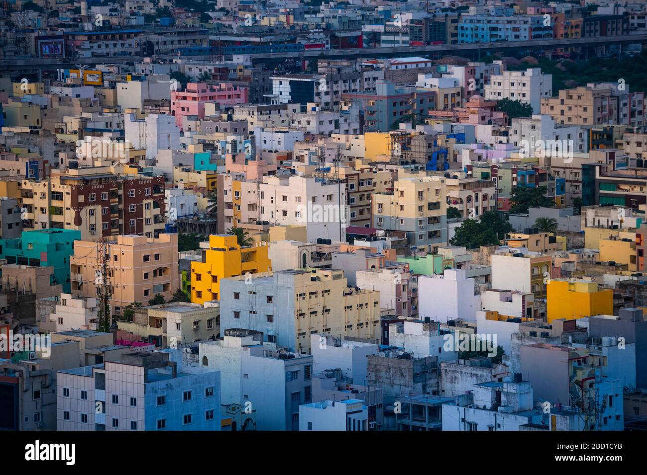 Hyderabad city buildings and skyline in India Stock Photo - Alamy