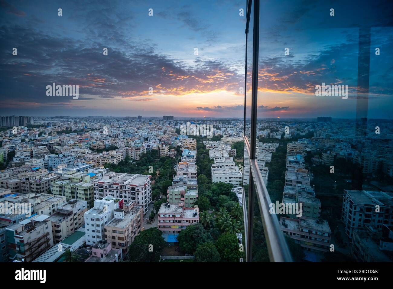 Hyderabad city buildings and skyline in India Stock Photo - Alamy
