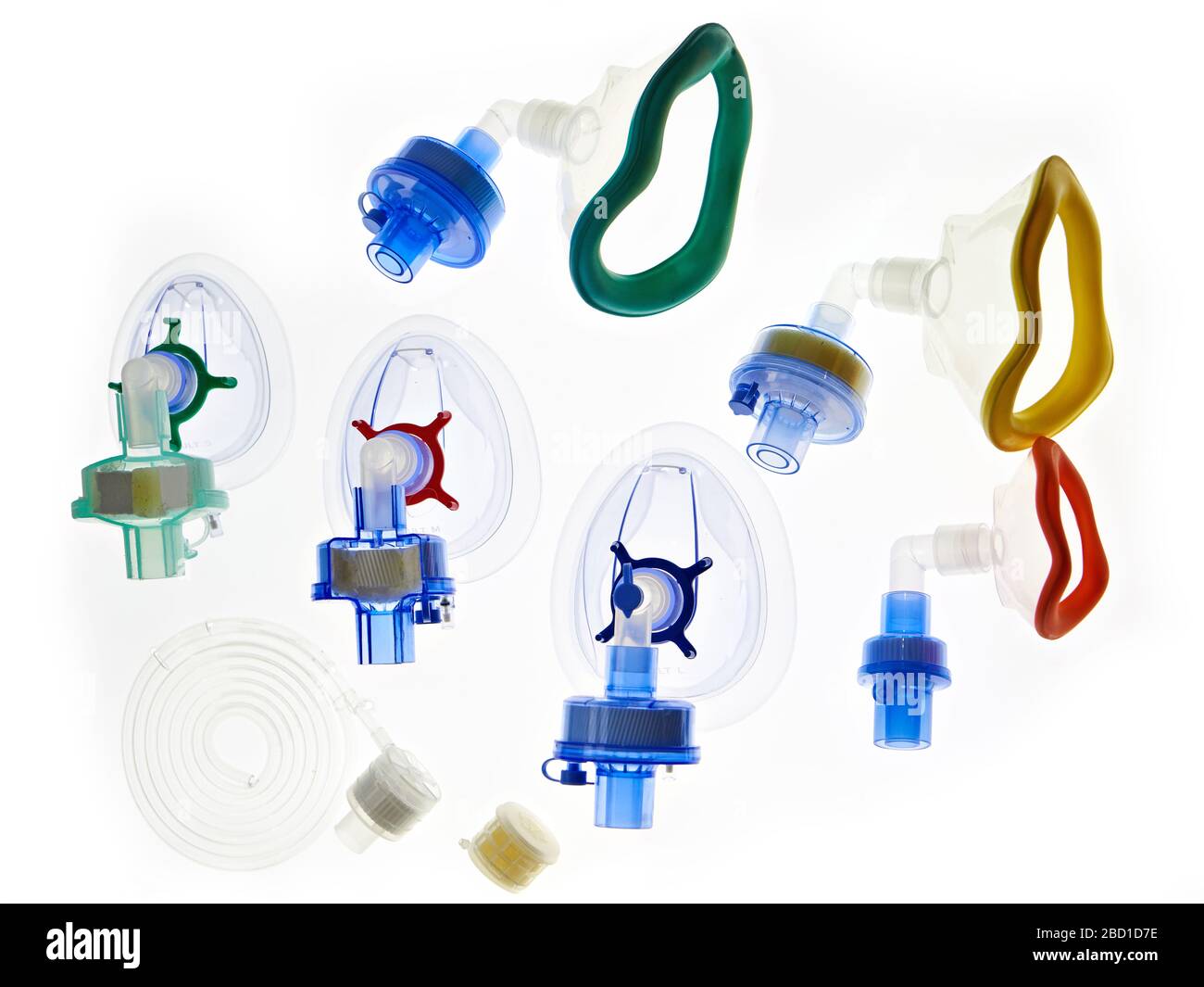 Medical Face Mask with bacterial and viral filters isolated white Stock ...