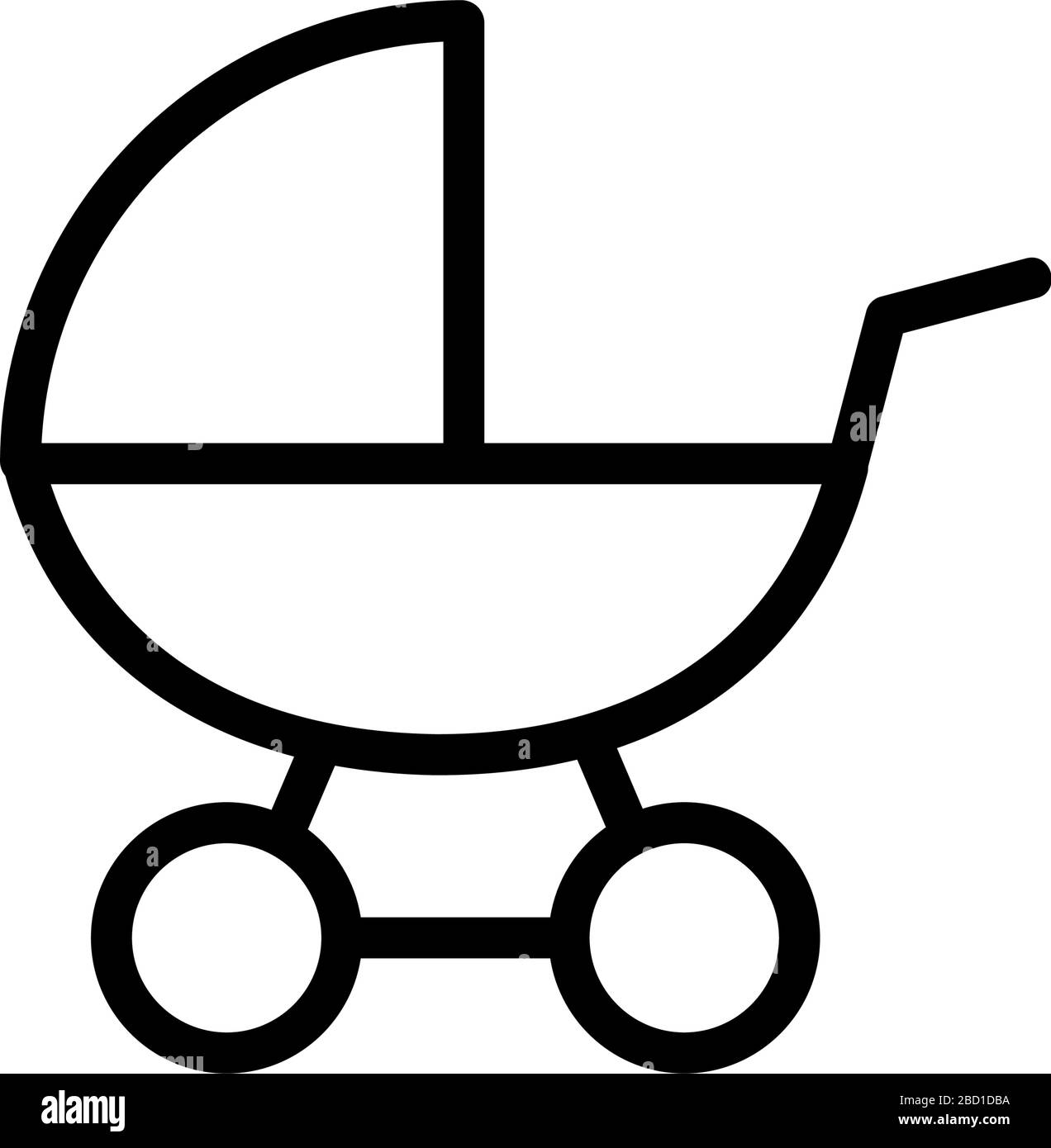 cot toy icon vector outline illustration Stock Vector Image & Art - Alamy