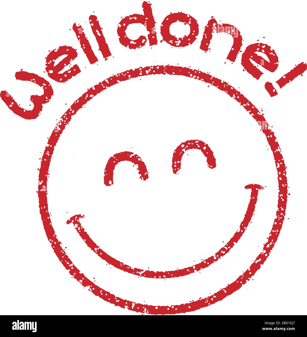 emoticons / face stamp icon with text for educational use etc. (Well ...