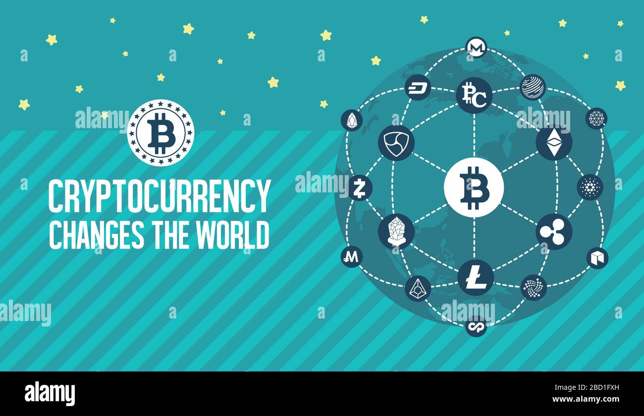 Cryptocurrency banner Stock Vector Images - Alamy