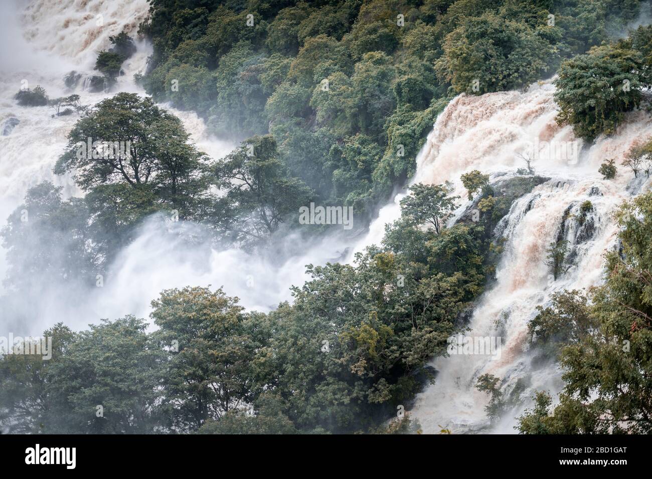 Shivanasamudra falls in Chamarajanagar District of the state of ...