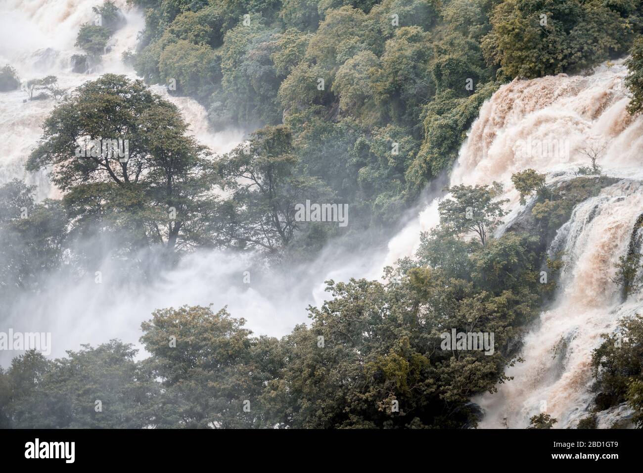 Shivanasamudra falls in Chamarajanagar District of the state of ...
