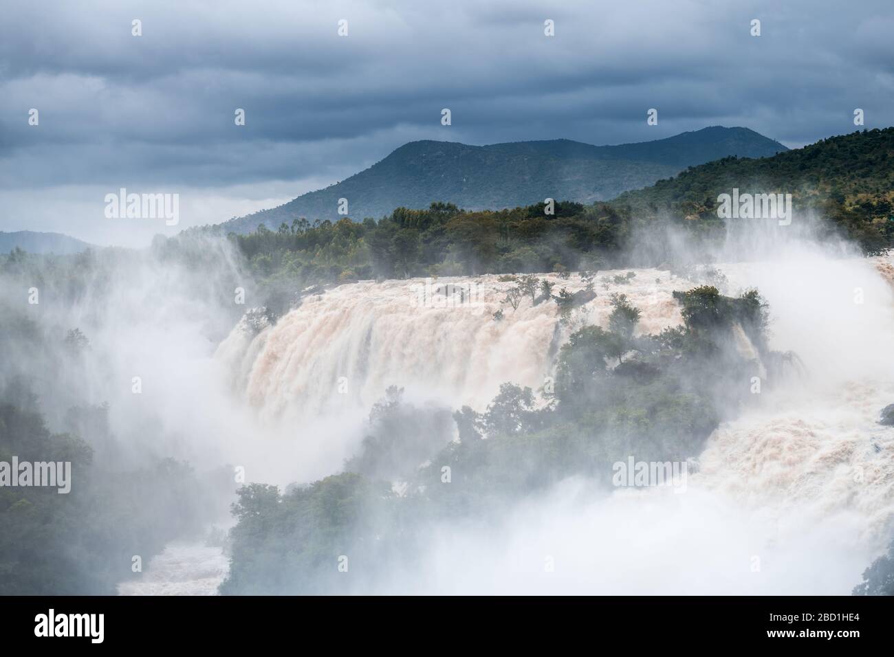 Shivanasamudra falls in Chamarajanagar District of the state of ...