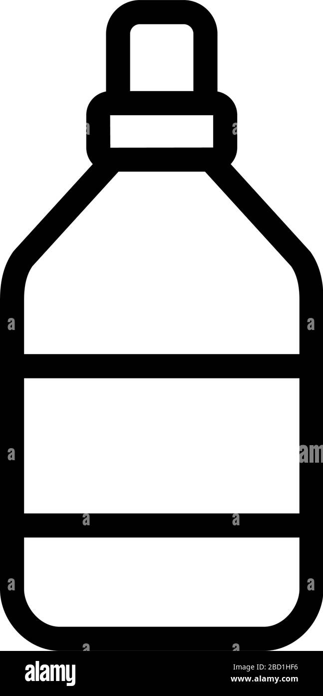 cleaning liquid icon vector outline illustration Stock Vector Image ...