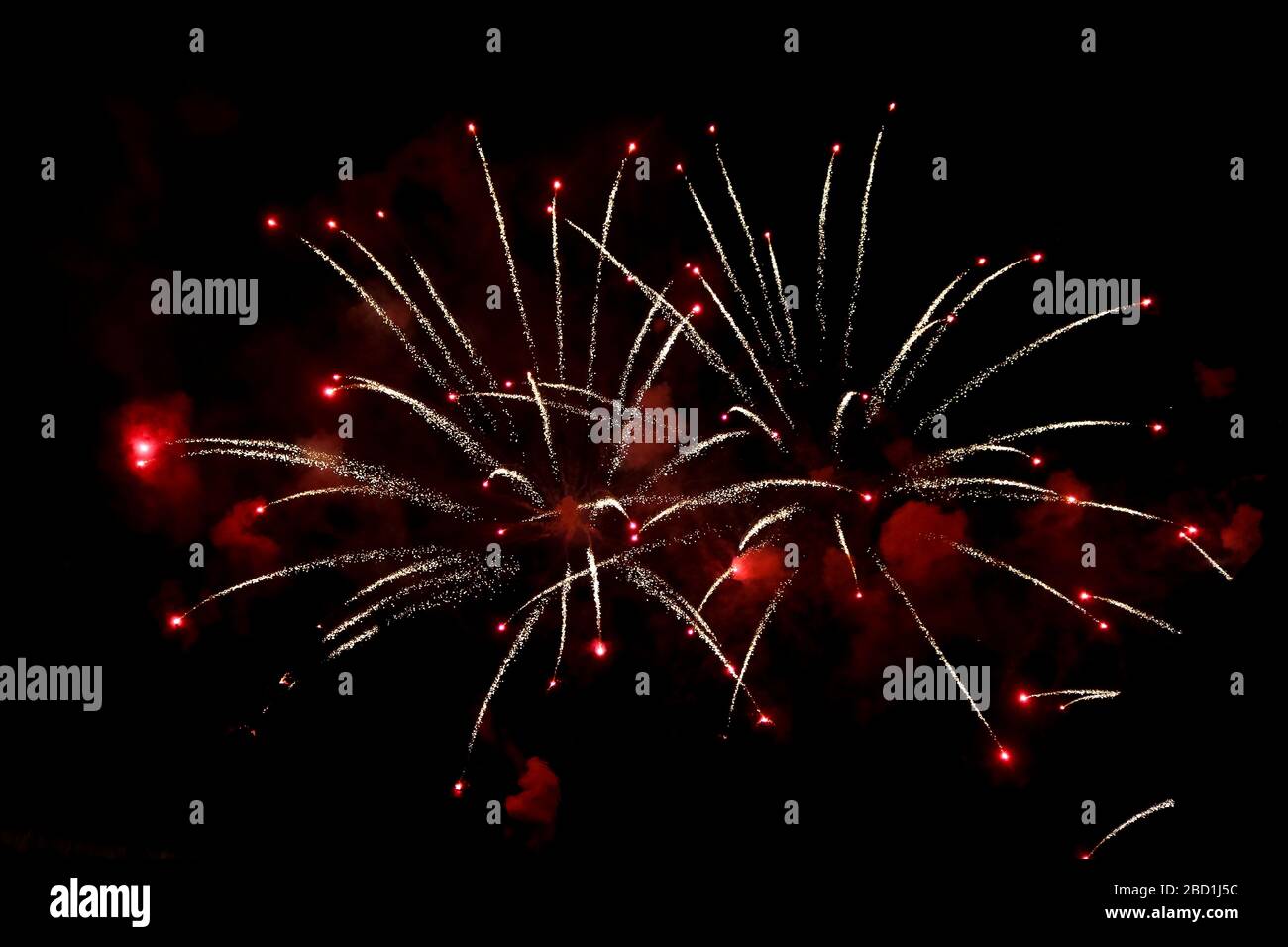 Festive fireworks in sky sparkles hi-res stock photography and images ...