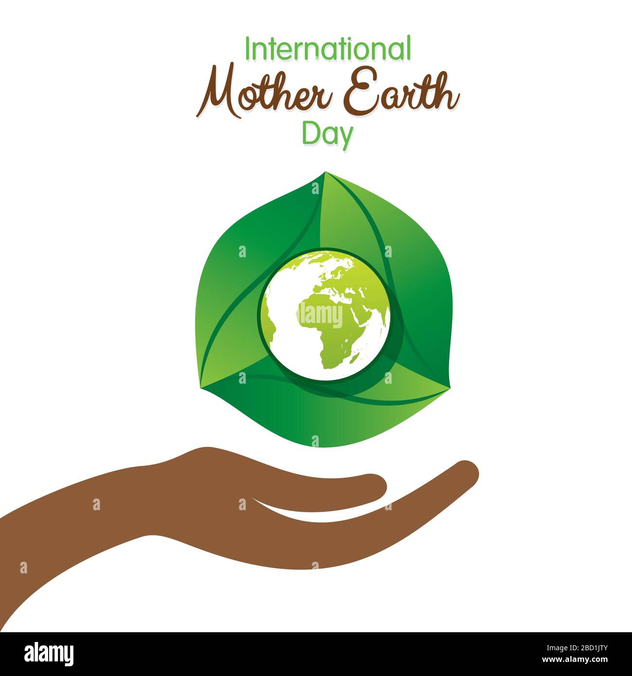creative illustration of international mother earth day poster design ...